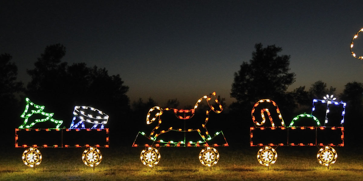 Christmas Train Display Sets — HolidayLights.com