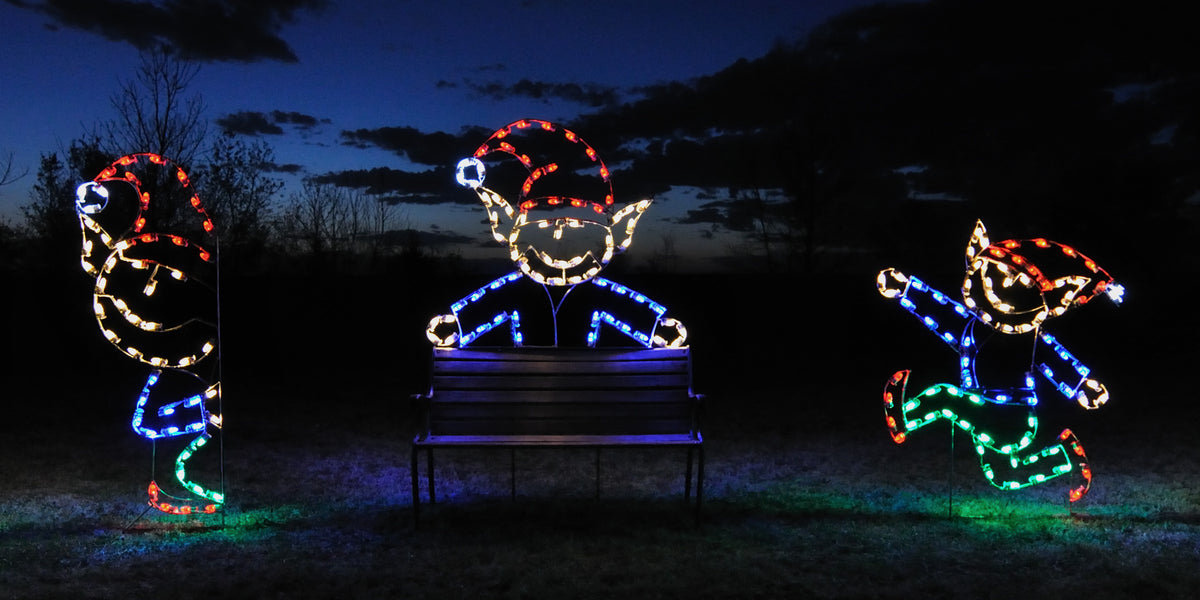 Christmas Elves, Lit Elf Displays — HolidayLights.com