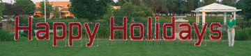 Outdoor Lighted Christmas Signs, Commercial Holiday Signs ...
