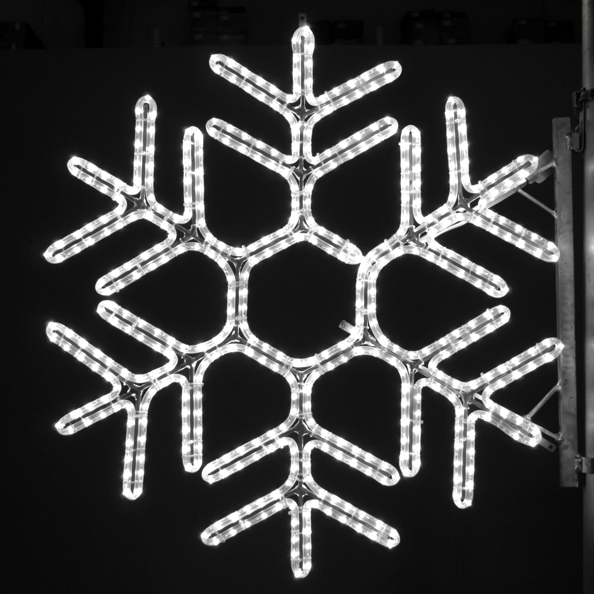 Christmas LED Snowflake Pole Decoration — HolidayLights.com