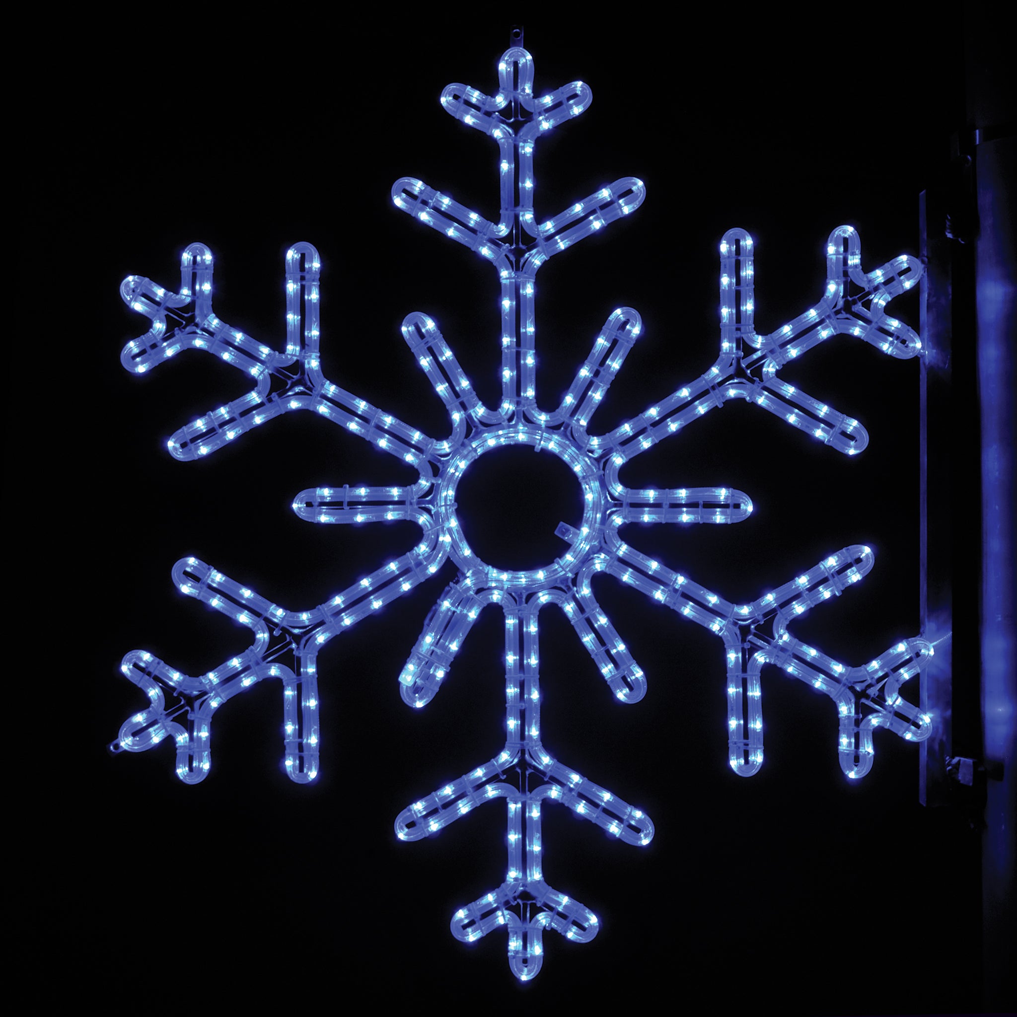 Christmas LED Snowflake Pole Decoration — HolidayLights.com