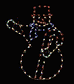 Animated Waving Snowman – HolidayLights.com